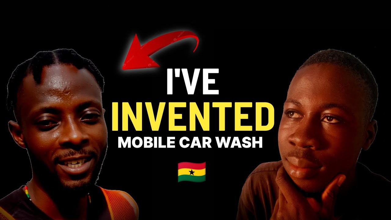 HE INVENTED IT 🇬🇭 _ mobile car wash built from scratch - YouTube