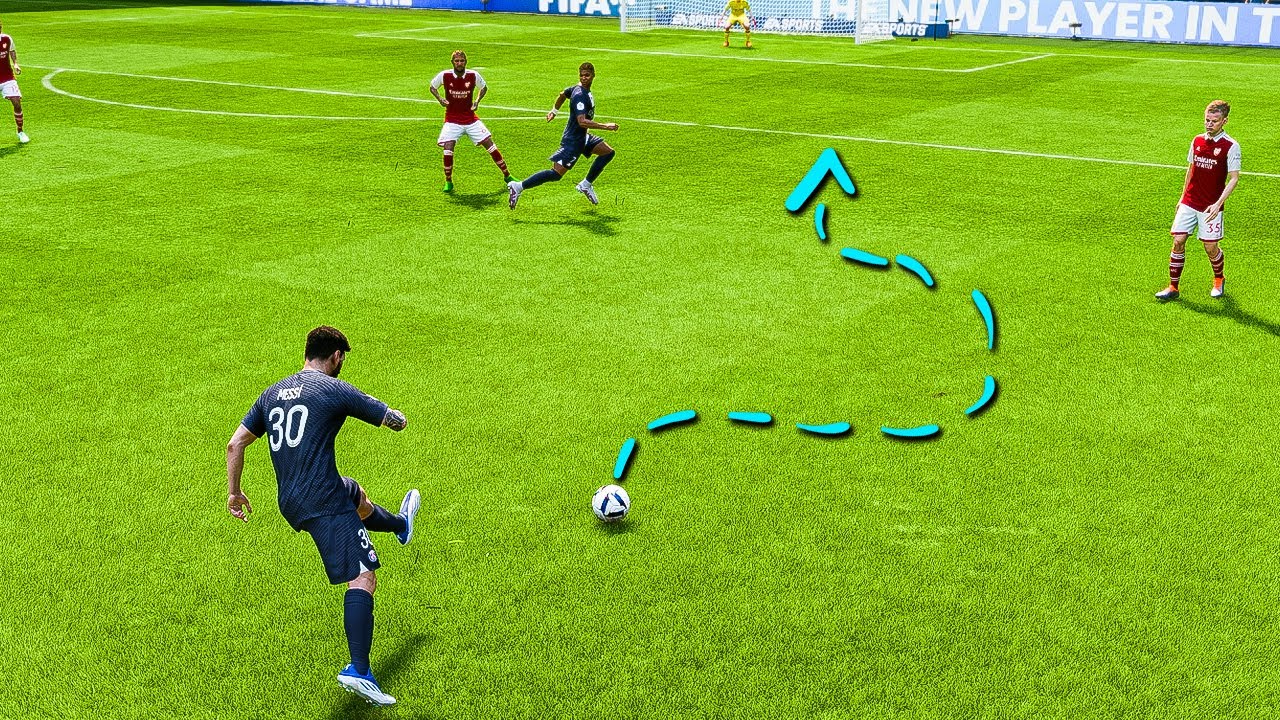 The MOST OVERPOWERED LONG PASS in FIFA 23! - YouTube