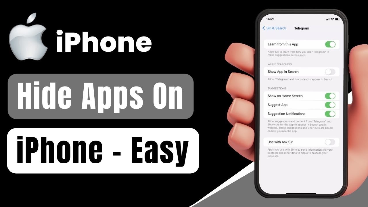 How to Hide Apps on iPhone iOS 17 | How to Hide Apps on iPhone | Hide ...