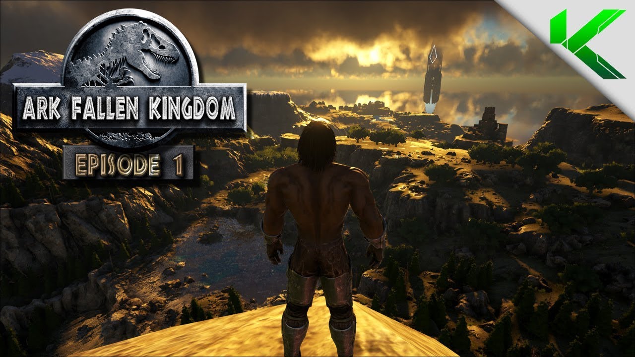 THE LOST WORLD! - ARK Survival Evolved Fallen Kingdom Episode 1 - YouTube