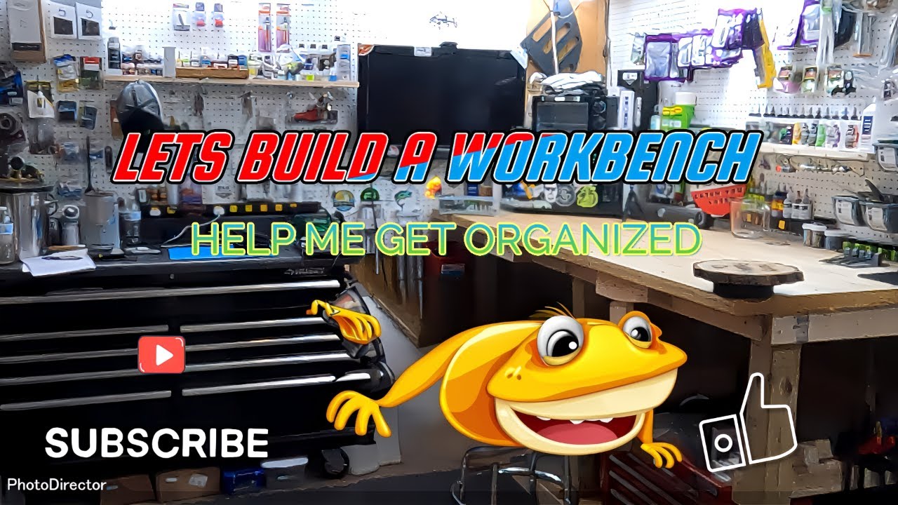 Building a Bait Bench - The Ultimate Fishing Workbench - YouTube