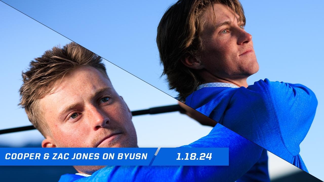 Cooper and Zac Jones Talk BYU Golf on BYUSN - YouTube