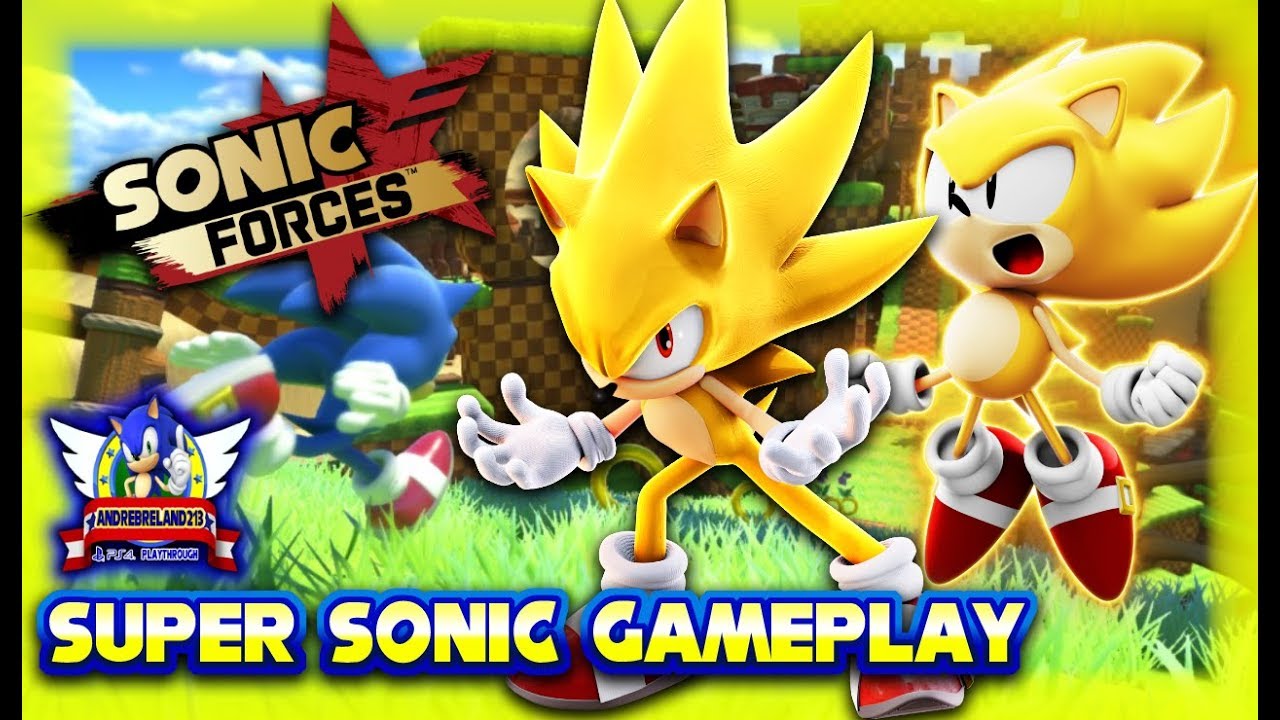 Sonic Forces PS4 (1080p) - Super Sonic Gameplay - YouTube