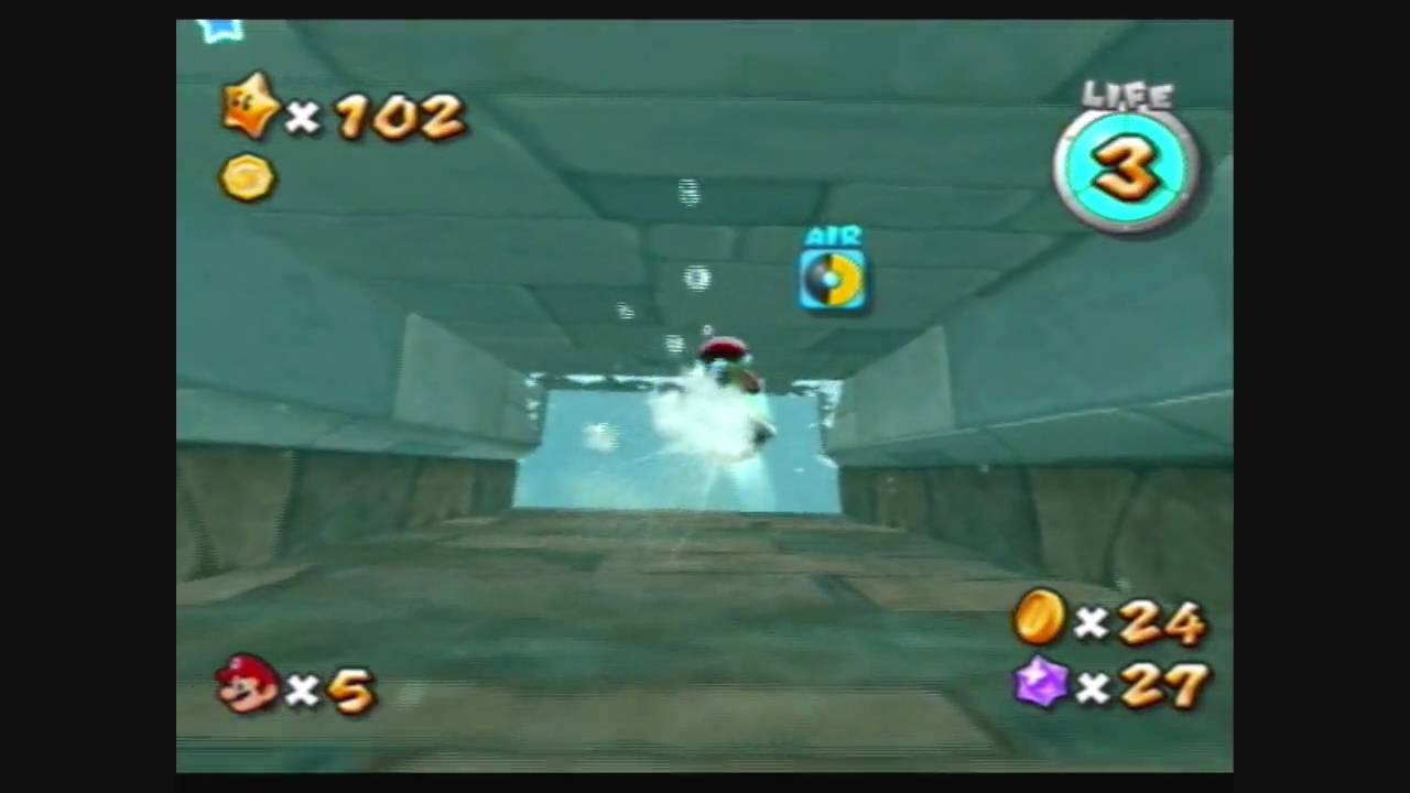 Super Mario Galaxy 2 - Slimy Spring Galaxy - The Deep Shell Well - YouTube