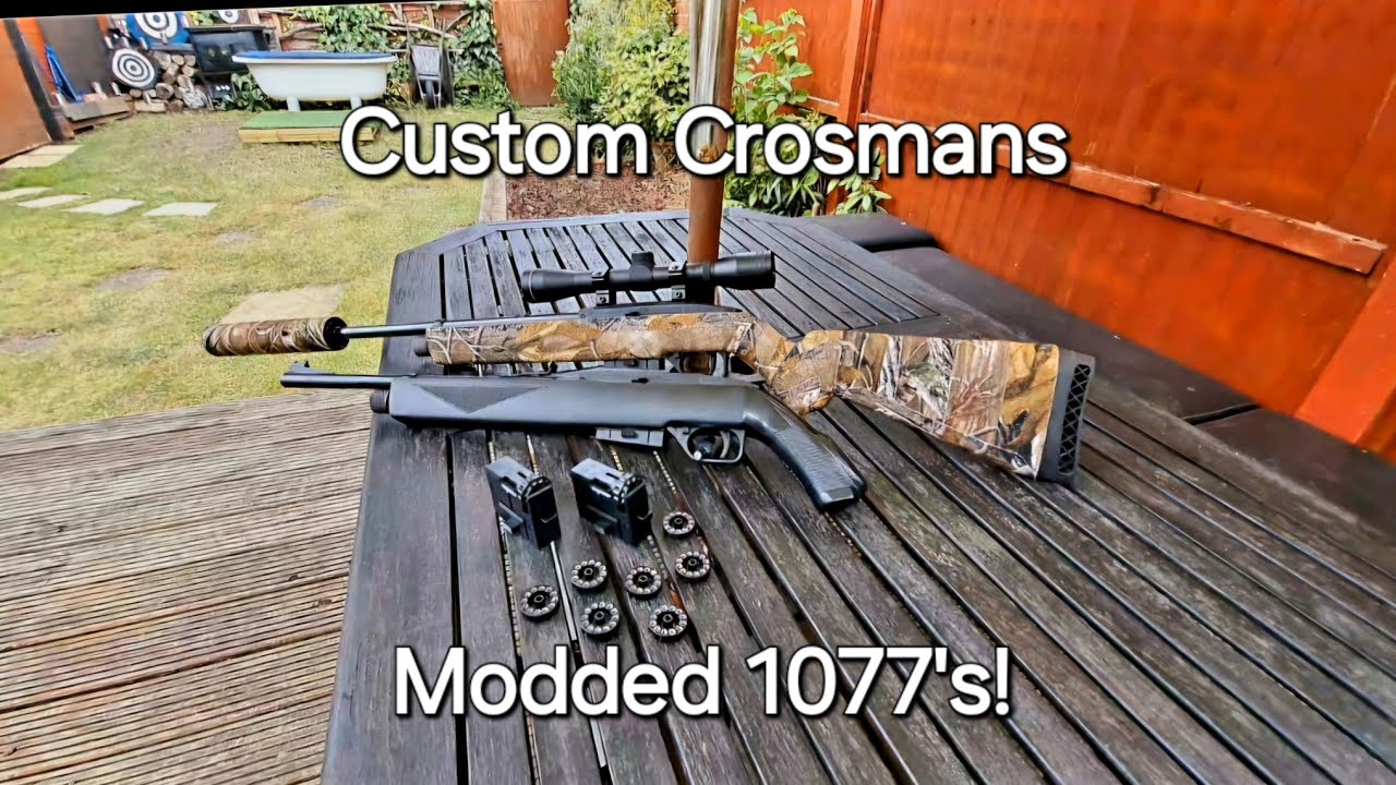 Modded Crosman 1077's. Great for backyard shootin' & can blastin ...