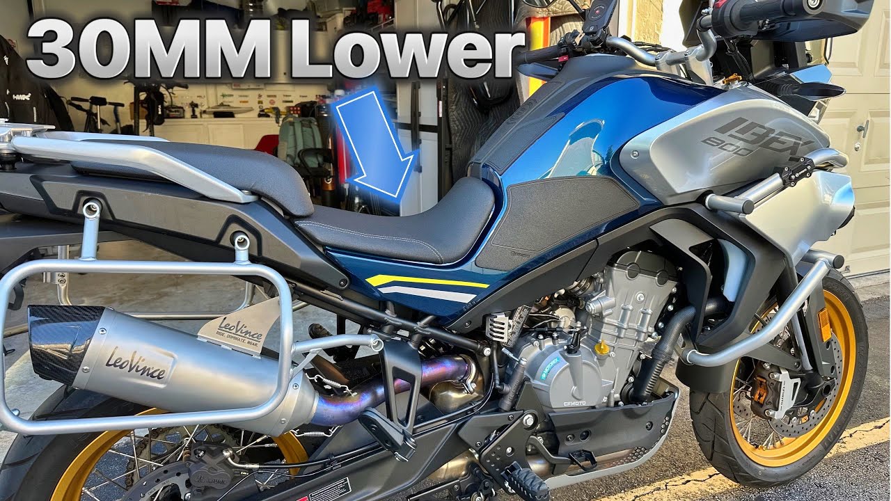 CFMOTO Ibex 800T/800MT - Lower Seat Height Solution - No Suspension ...