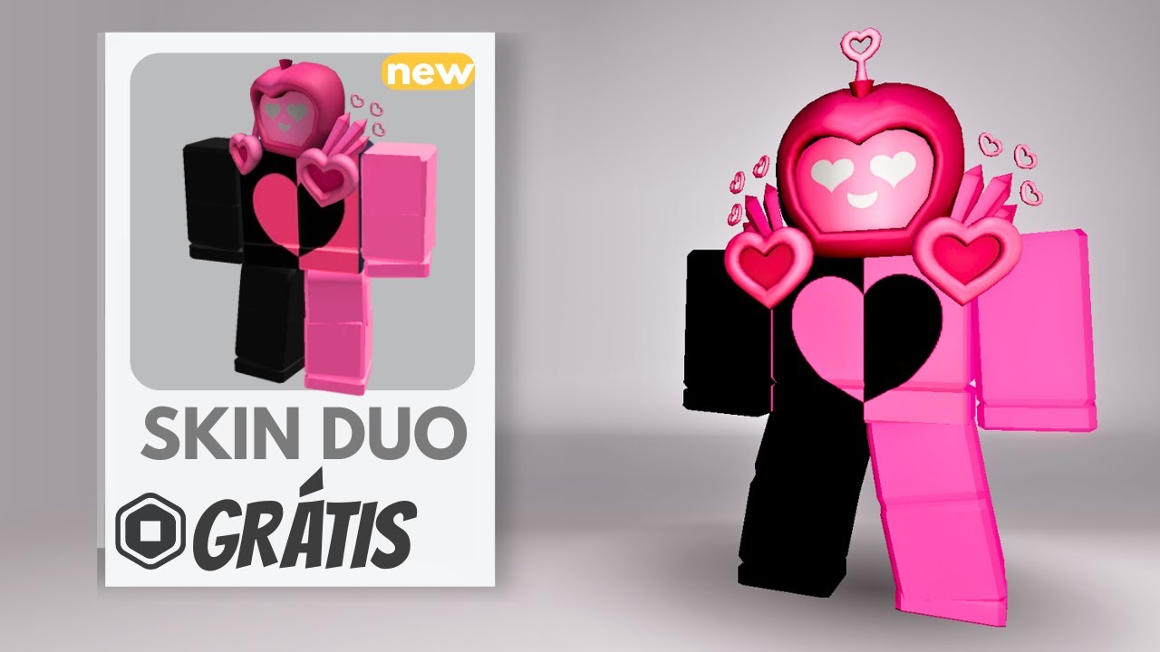 COMO FAZER SKIN GRÁTIS DUO NO ROBLOX! - YouTube