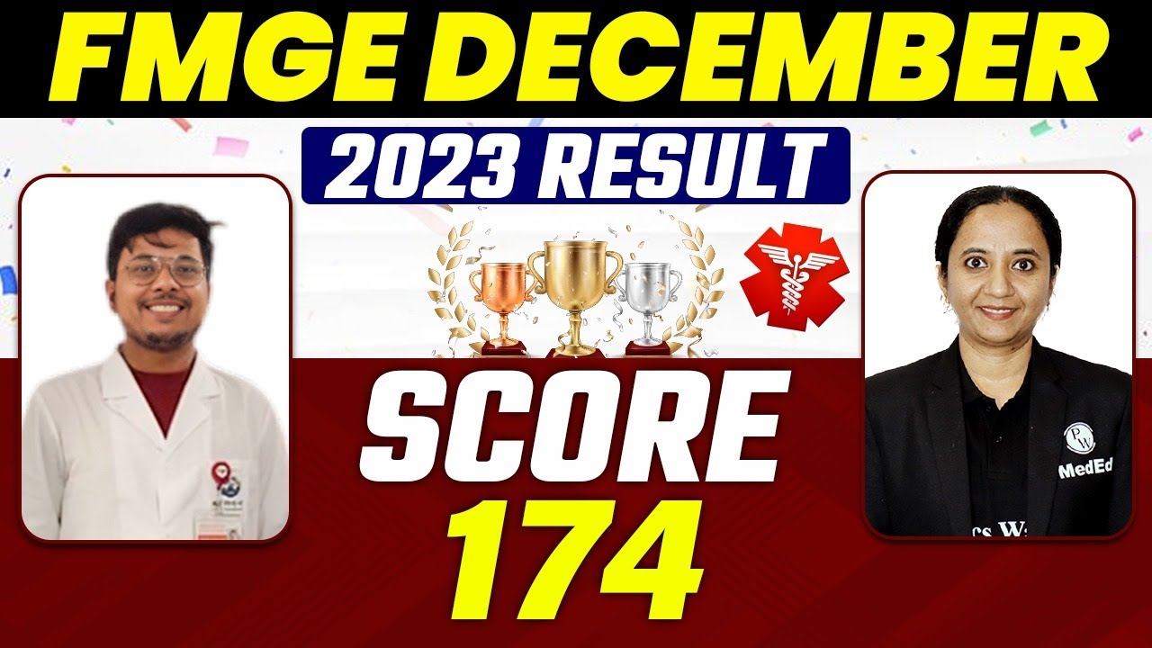 FMGE December 2023 Result Out | Student Interview | FMGE Score 174 | Dr ...