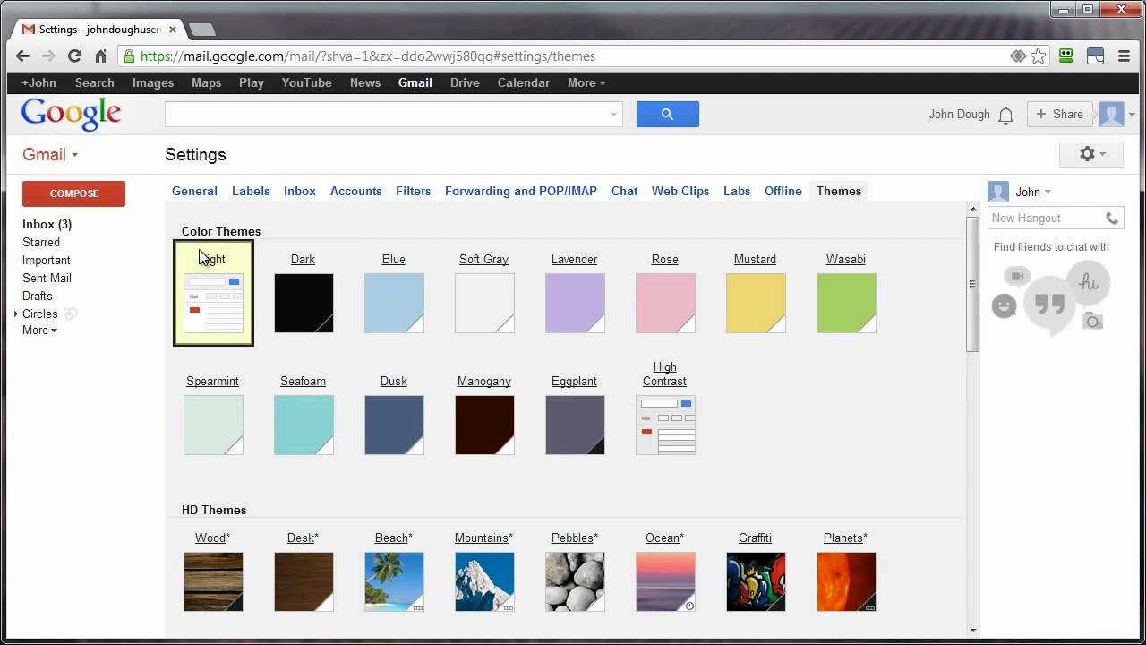 Gmail Introduction: Customize Your User Interface - YouTube