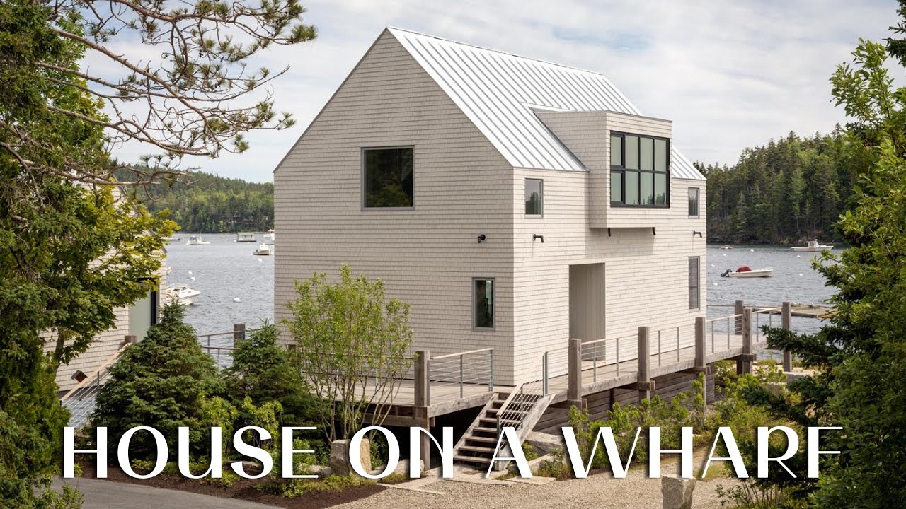 House on a Wharf | A White House with a Unique Design in Brooksville ...