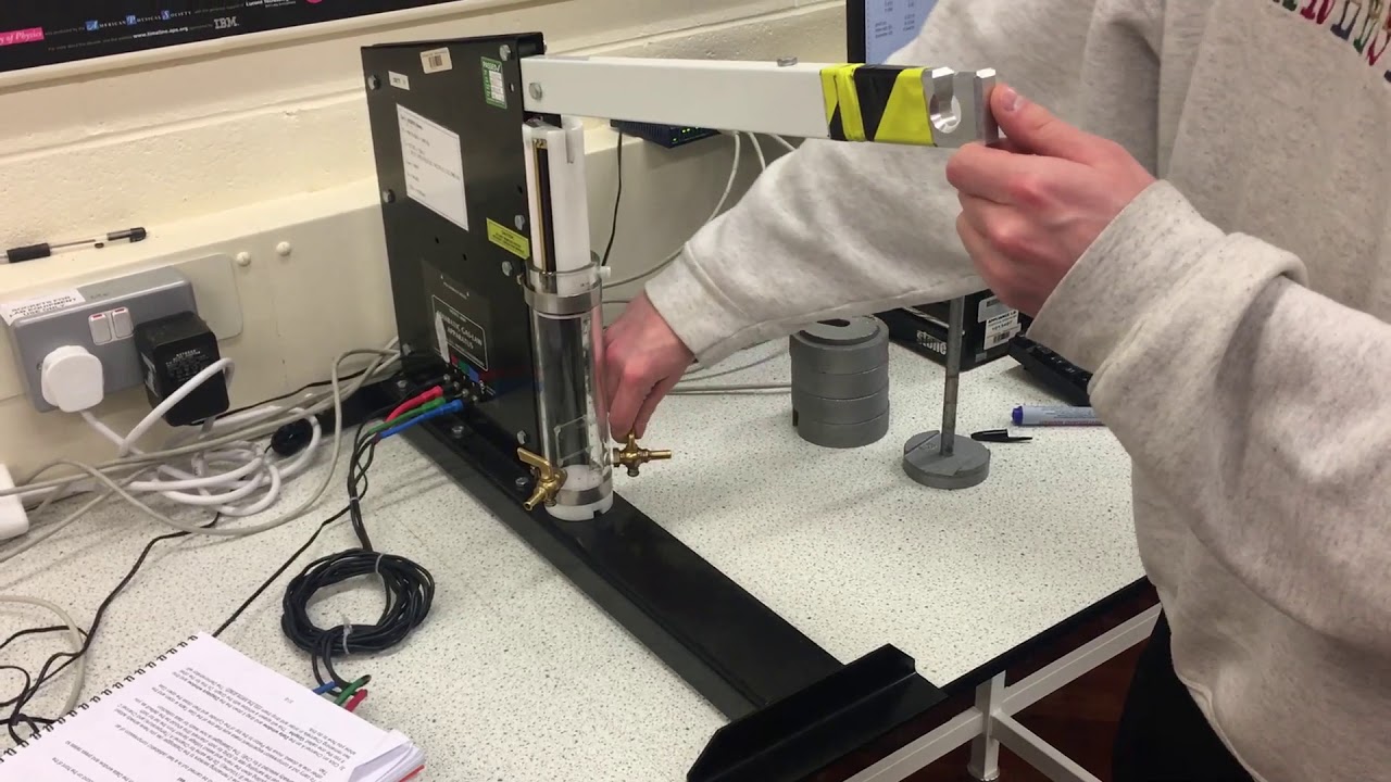 Adiabatic and isothermal compression of gases - YouTube