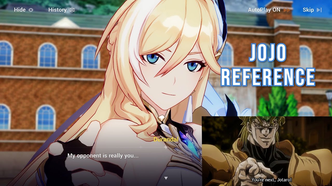 (Voice Edit) Durandal And Rita Jojo Reference | Honkai Impact 3rd - YouTube