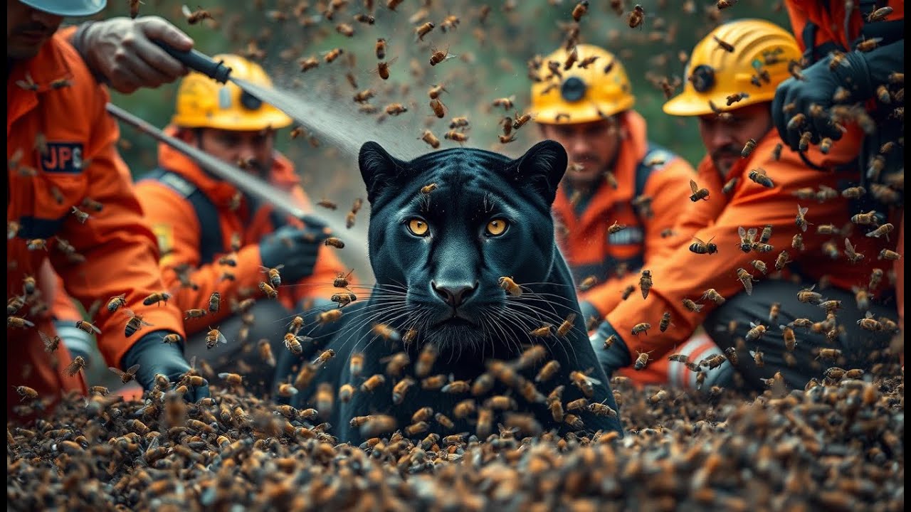 "Millions of Bees Attack a Helpless Black Panther — What Happens Next ...