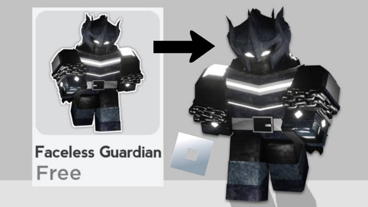 как получить бесплатно faceless guardian в Roblox - YouTube
