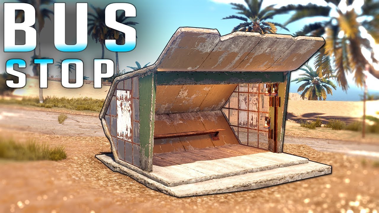The Most INCREDIBLE 200IQ BUS STOP House v2 | Rust Base - YouTube