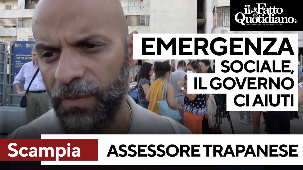 Crollo a Scampia, l'assessore Trapanese: "C'è un'emergenza sociale, il governo ci aiuti" - YouTube