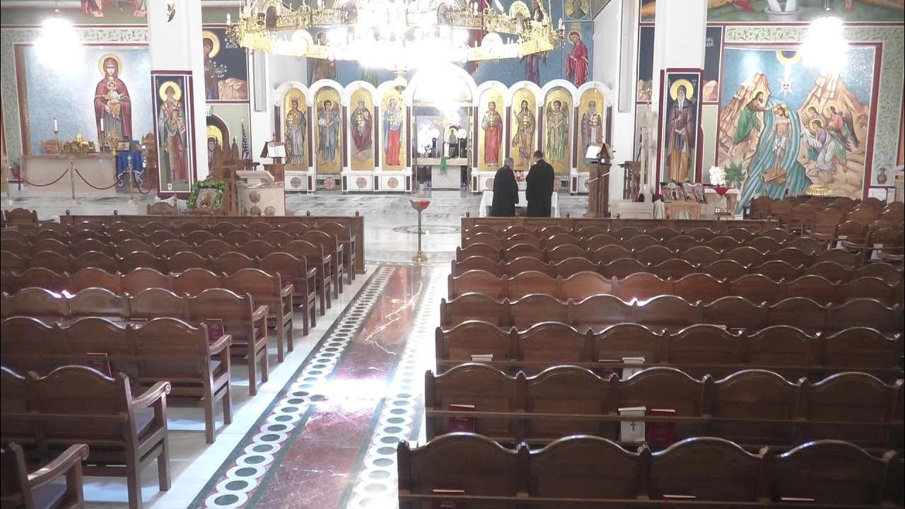 June 22, 2024 0845 Orthros, 10 am Divine Liturgy Saturday of Souls - YouTube