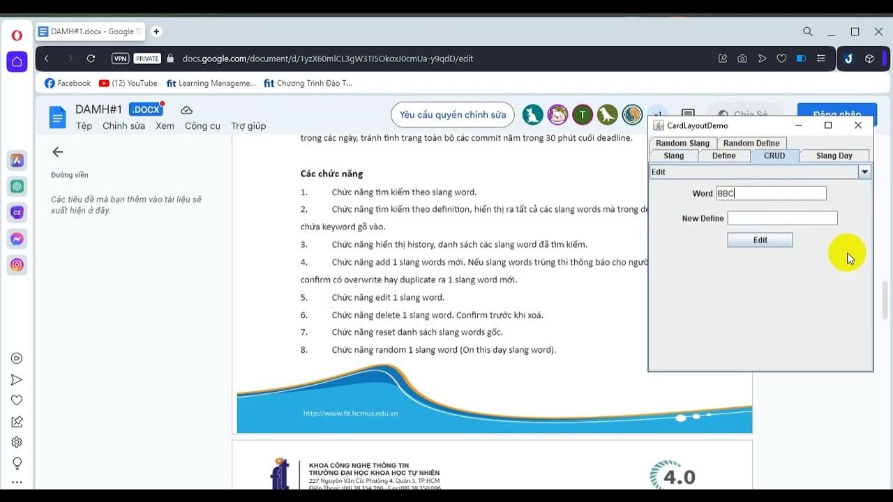 JAVA DICTIONARY HCMUS - YouTube