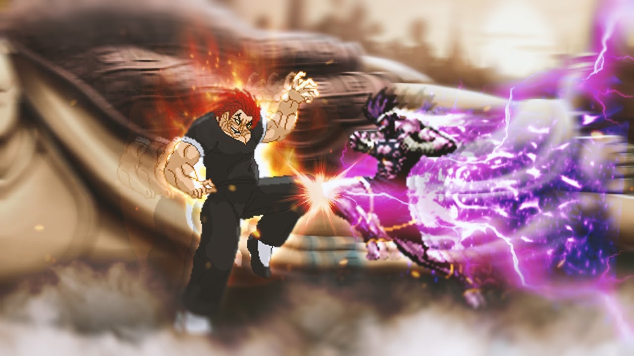 Yujiro Hanma vs Orochi Joe Higashi. Baki the Grappler vs King of ...