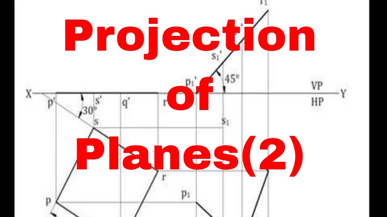 PROJECTION OF PLANES 02 Engineering Drawing YouTube projection-of-planes-02-engineering-drawing-youtube