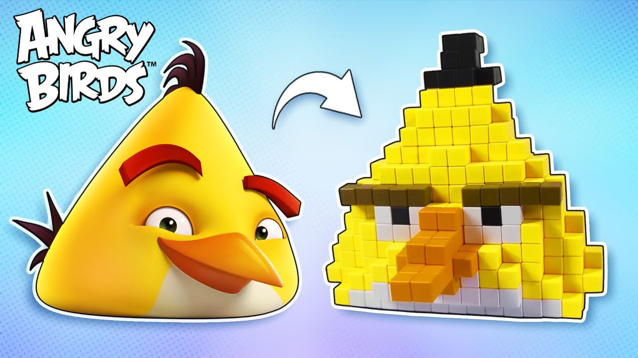 Angry Birds ASMR Magnet Art | Building Chuck 🔥🔥 - YouTube