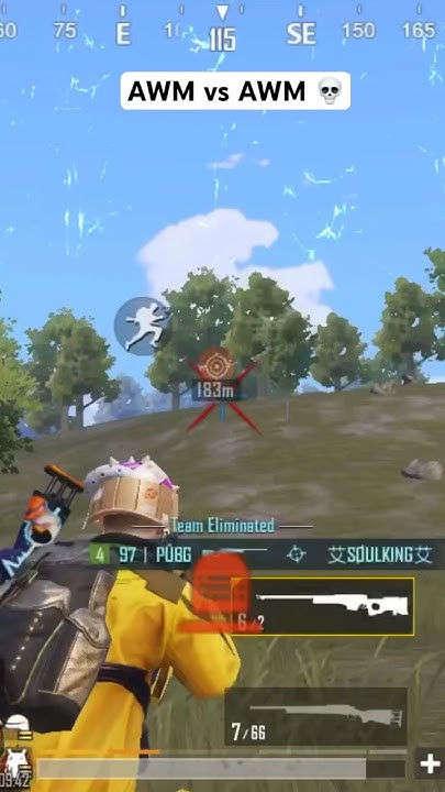 AWM vs AWM 💀 #gaming #awmheadshot - YouTube