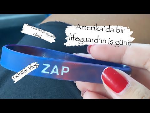 VLOG | Amerika’da cankurtaran olarak bir iş günü , ilk vlog 🌍🇺🇸