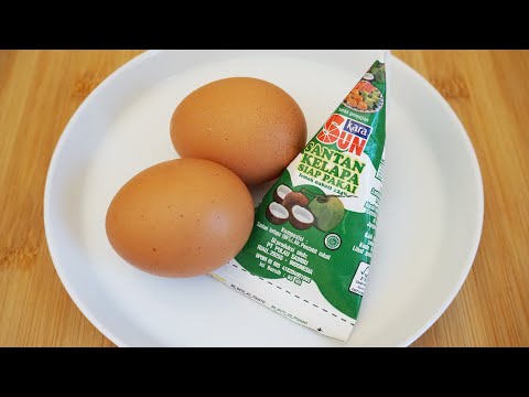 TELUR DAN SANTAN JADI KUE CREAMY SANGAT LEMBUT