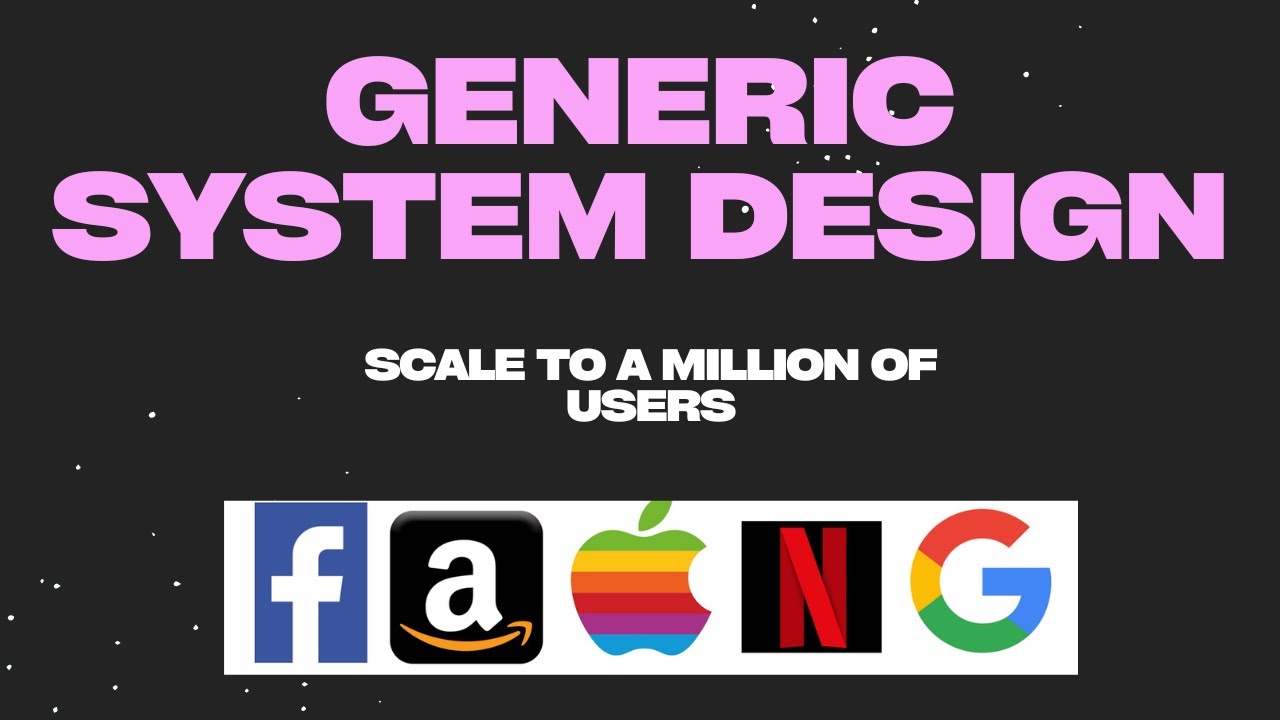 Generic System Design: Scale to a million of users - YouTube
