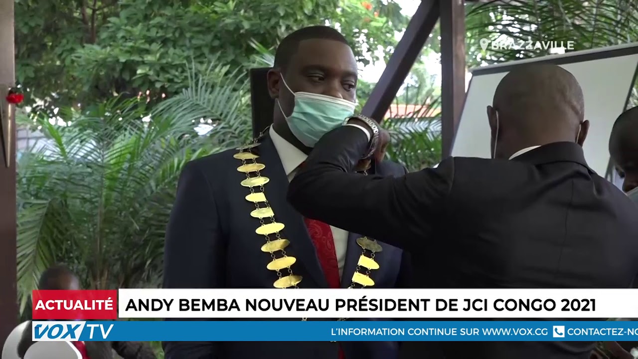 Andy Bemba nouveau président de JCI Congo 2021 - YouTube