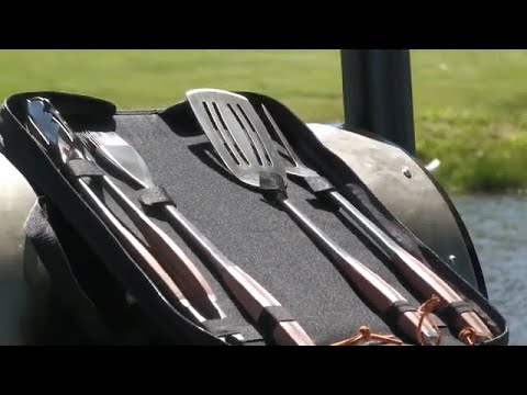 Mark Launches Grilla Grills NEW BBQ Tool Set! - YouTube