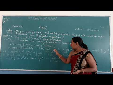 class-9th subj-english grammar(Modals) - YouTube