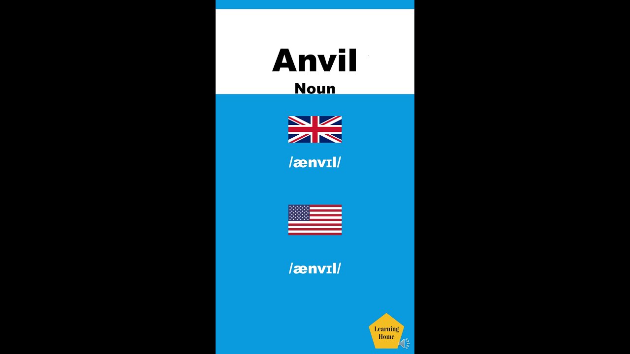 Anvil meaning pronunciation and synonyms #Shorts - YouTube