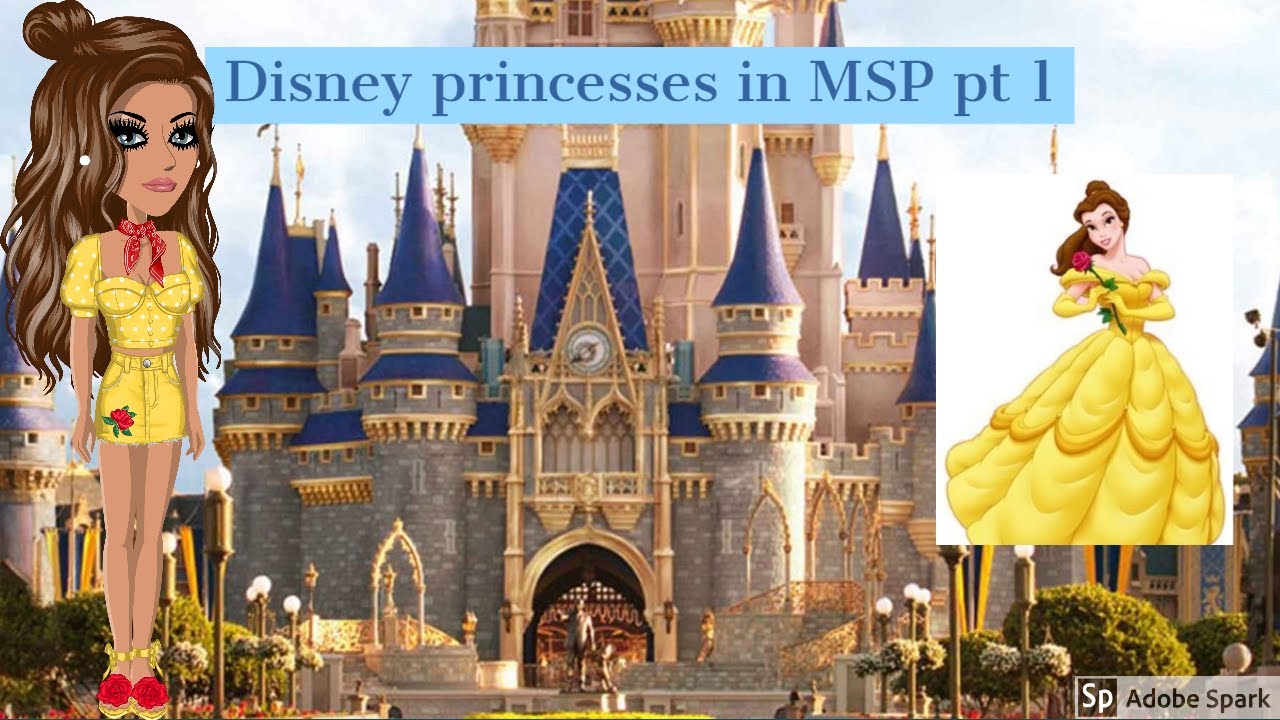 recreating disney princess looks in MSP! - YouTube