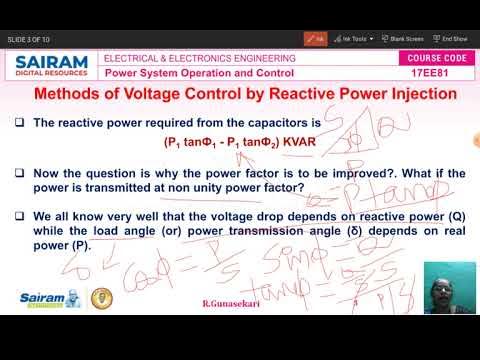 Lecture video8_17EE81_Module-4_Methods of Voltage Control by Reactive Power Injection_R ...