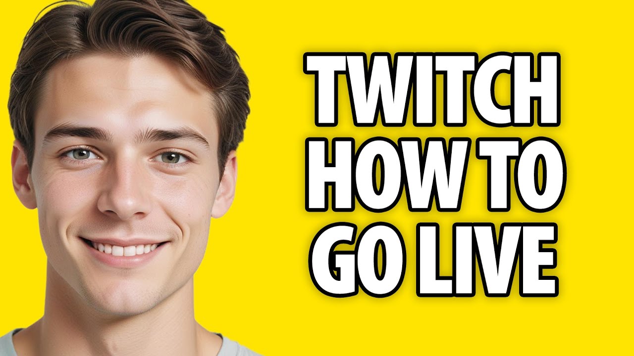 How To Go Live On Twitch (2023) - YouTube