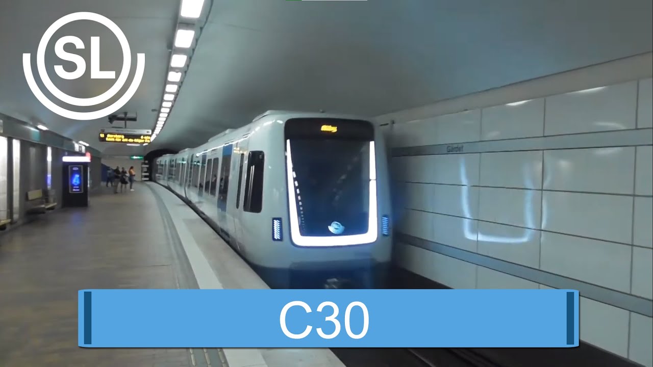 Invigning och premiärturen av SL:s nya tunnelbanevagn C30 i Stockholm - YouTube