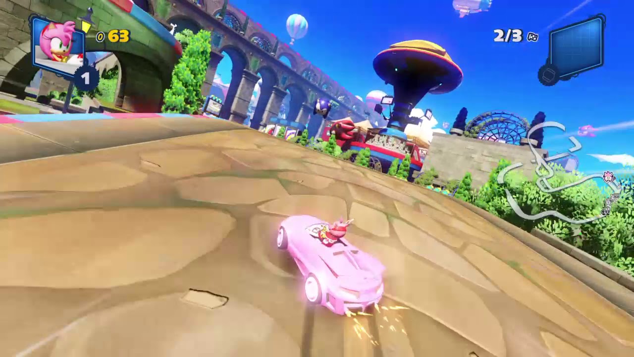 Team Sonic Racing Market Street Amy rose - YouTube