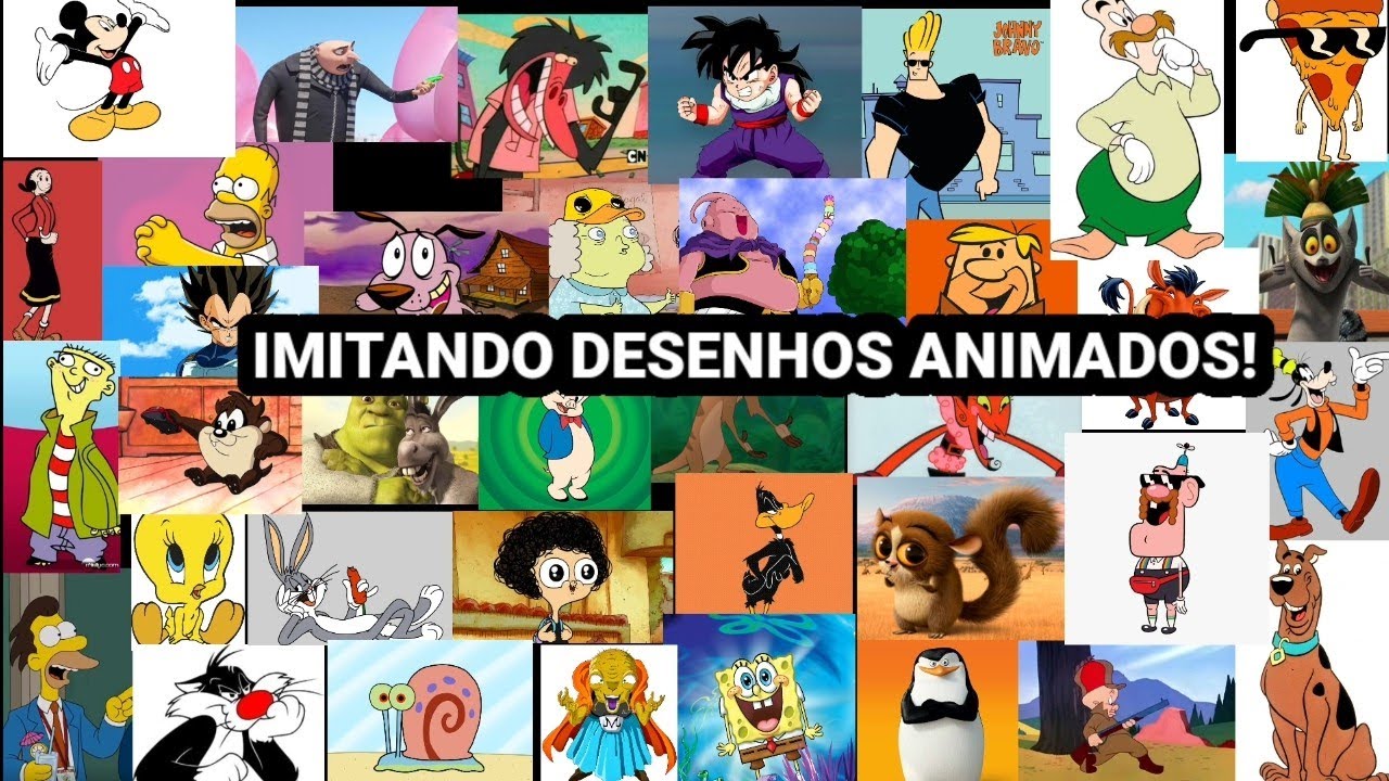 imitando desenhos animados! - YouTube