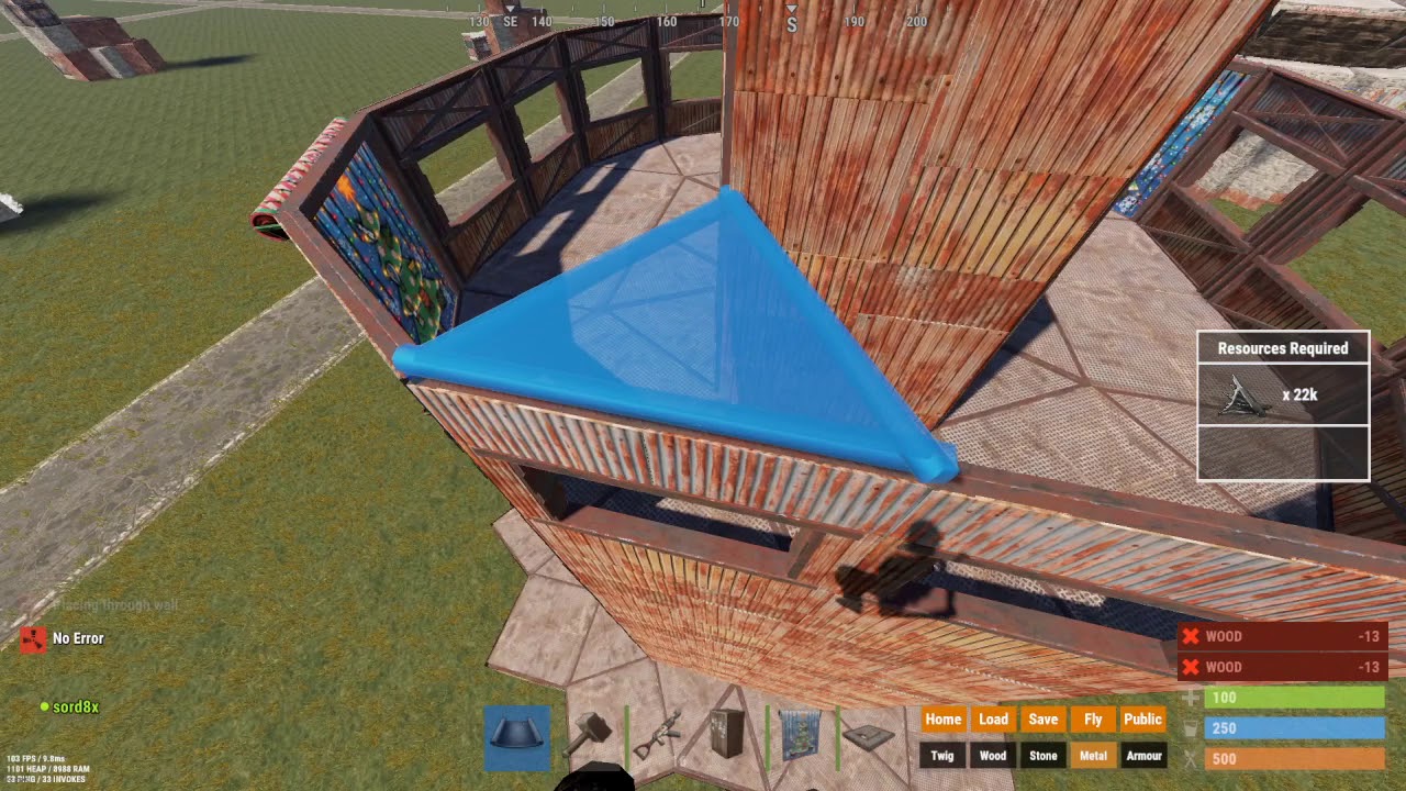 rust roof stack clan base - YouTube