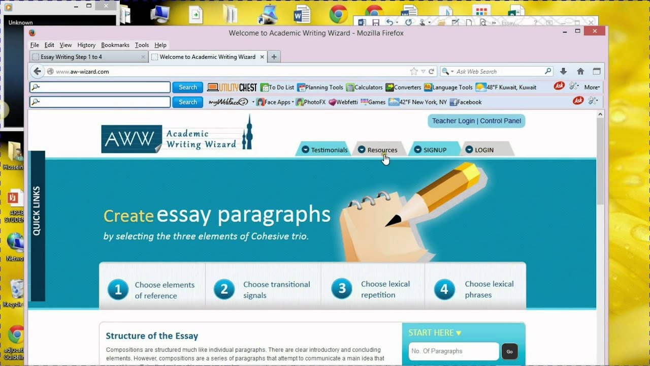 ACADEMIC WRITING WIZARD PRESENTATION (1) - YouTube