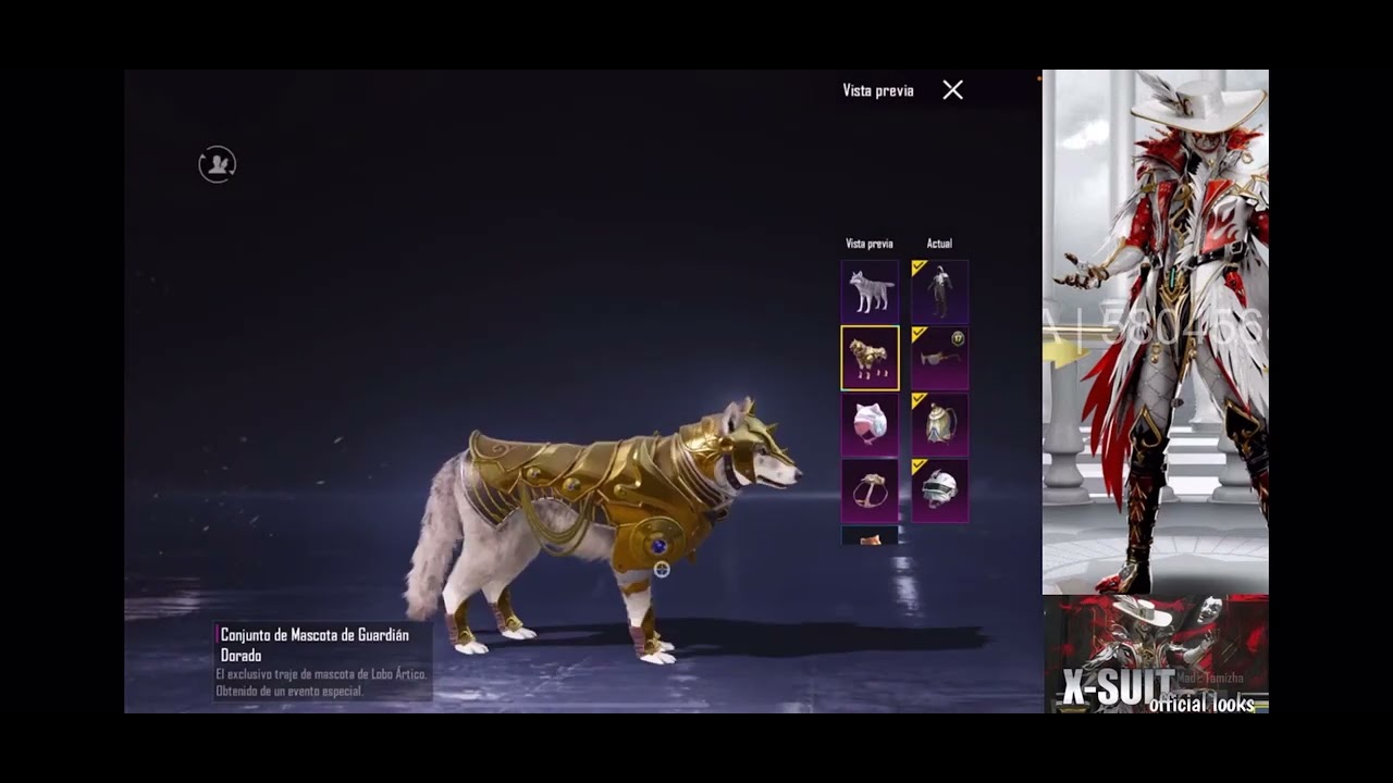 New ARTIC WOLF 🐺 PUBG MOBILE-😍😍😍🥰nueva mascota de lobo artico🥰🥰 - YouTube