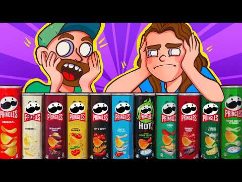 ON TESTE TOUTES LES SAVEURS DE PRINGLES ! (Original = Surcoté)