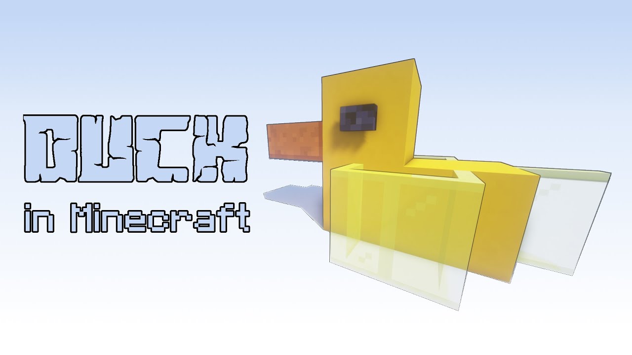Duck in Minecraft - YouTube