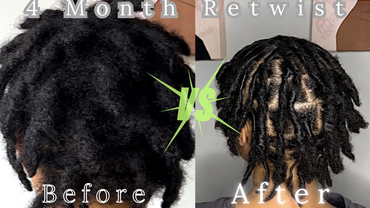HOW TO RETWIST LOCS | Palm Roll Method Beginner Friendly - YouTube