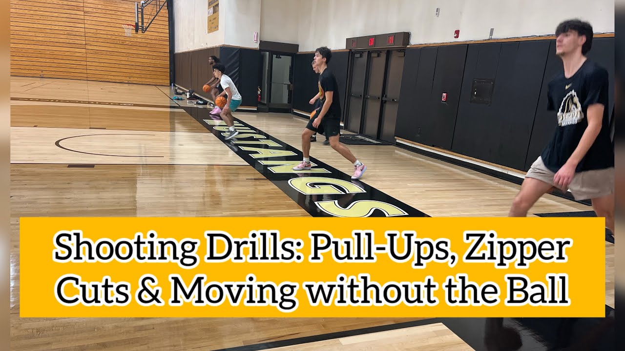 Shooting Drills: Pull-Ups, Zipper Cuts & Moving without the Ball - YouTube