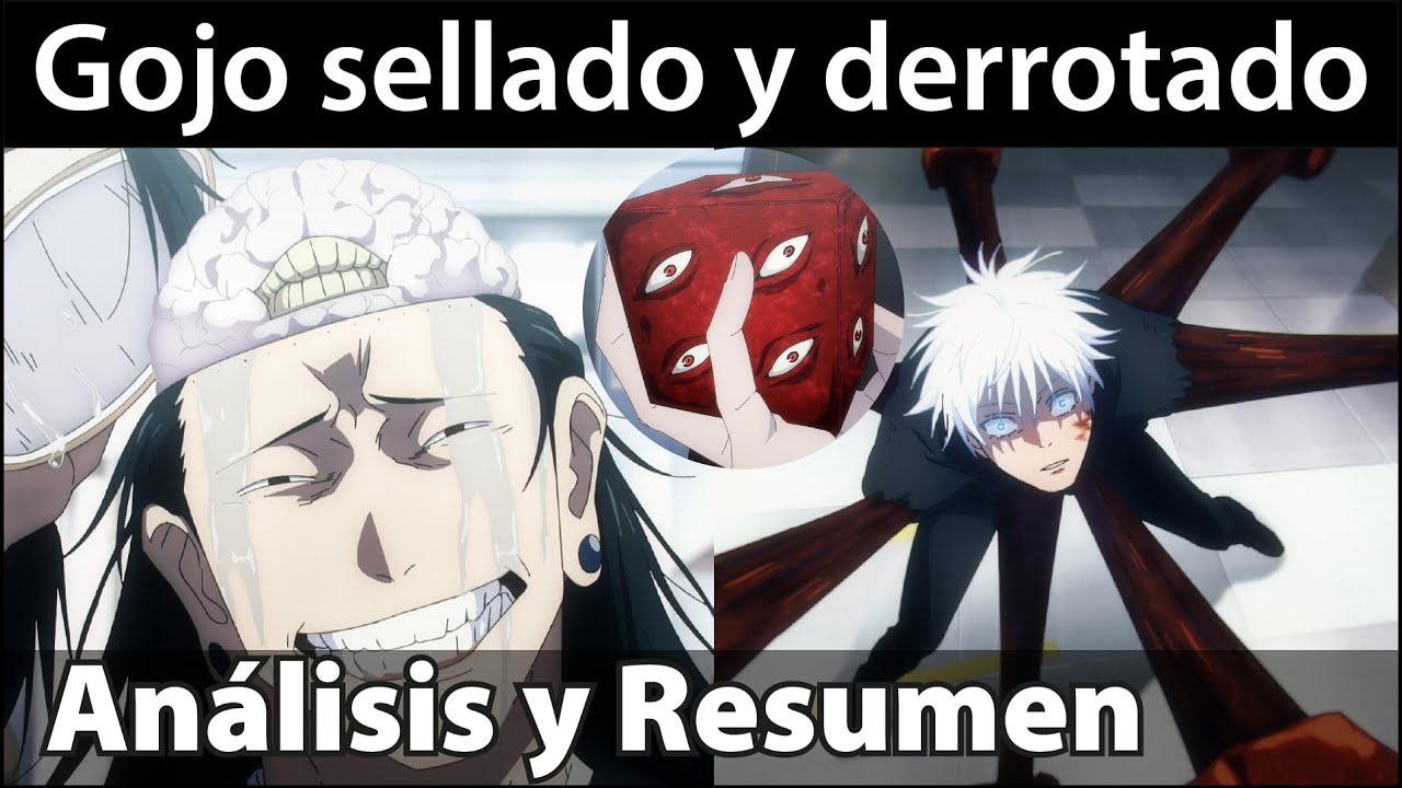 Gojo sellado. EXPLICADO. #jujutsukaisen #gojo #anime - YouTube