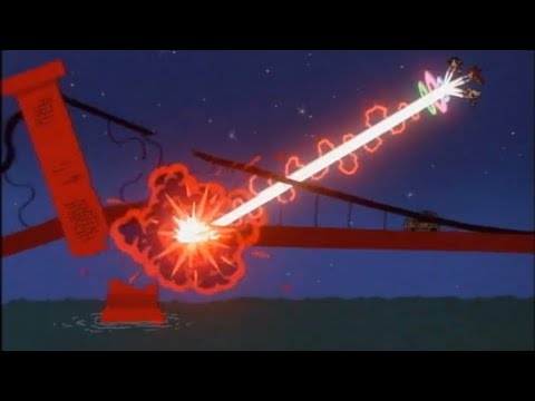 The Powerpuff Girls - Bridge Destroyed