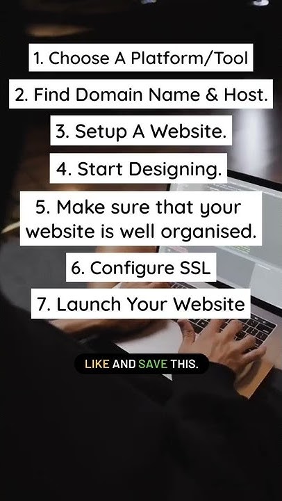 how to Build your first website - YouTube