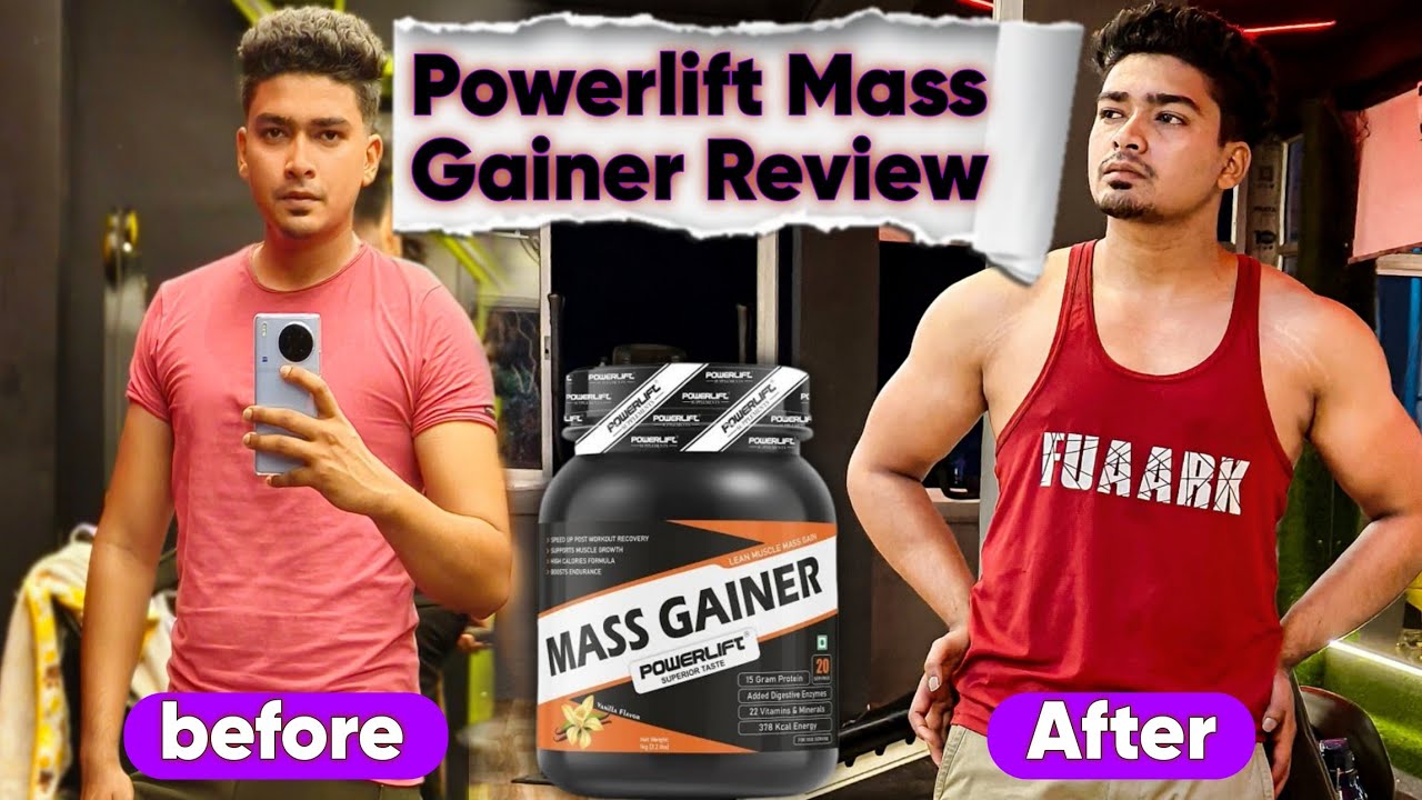 Powerlift Mass gainer Review | Gain 3 kg in 1 week - YouTube